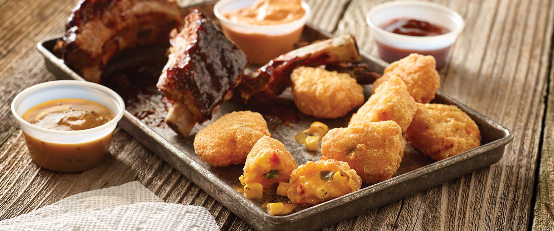 Crispy Corn Nugget Bites and Ribs | McCain® Foodservice